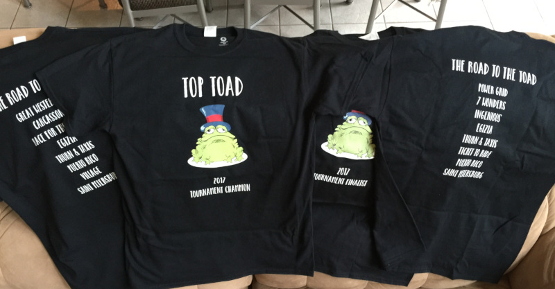 Top Toads Boardgame Tournament